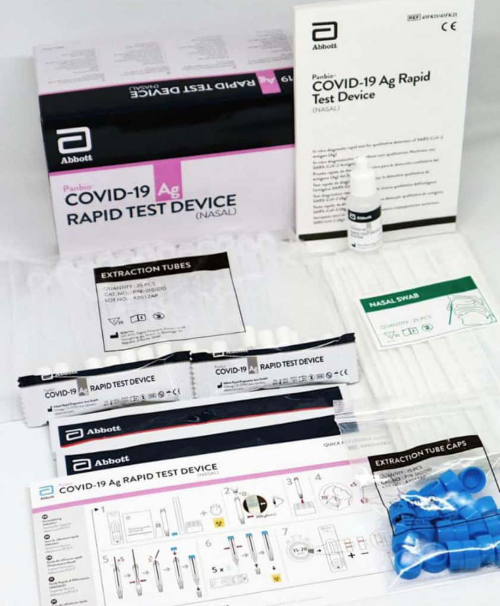 Rapid Test : PANBIO Abbott Nasal Rapid Test Antigen COVID-19 | Autodoc